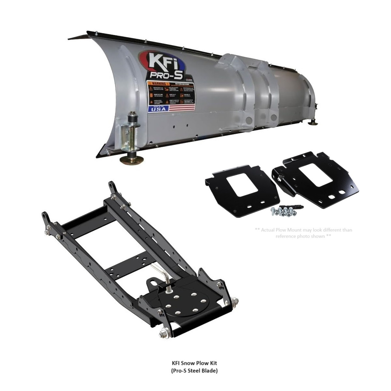 Polaris General 1000 Complete Snow Plow System By Kfi Products Kfi