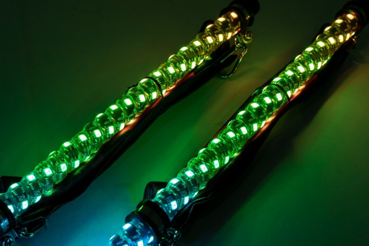 Polaris Ranger Multi Function Utv Led Whip Lights By Rough Country