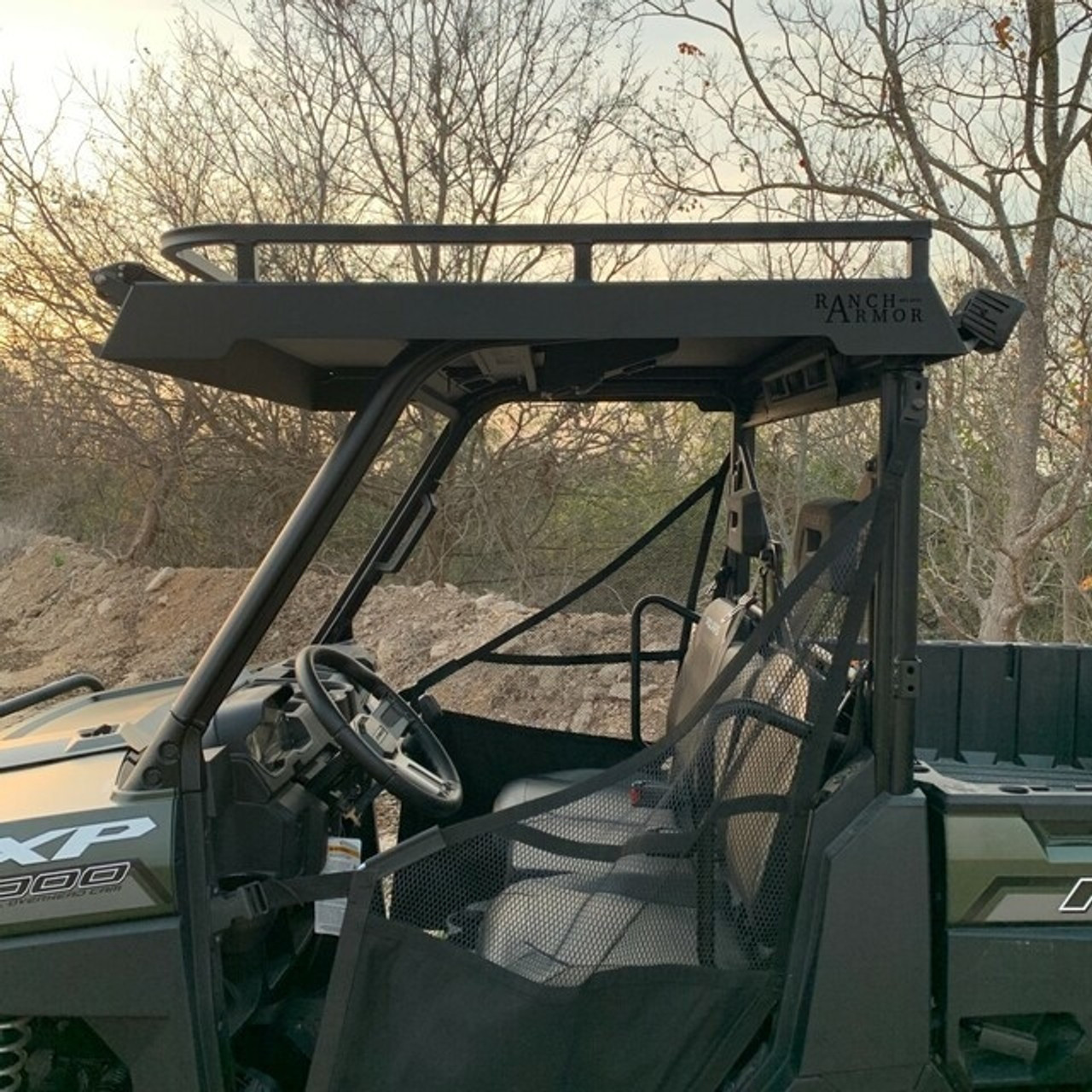 Polaris Ranger Full Size Single Cab Metal Top By Ranch Armor Pr11