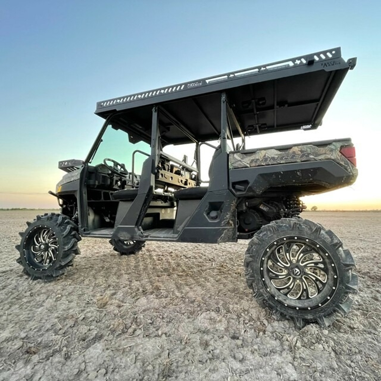 Polaris Ranger 1000 Ultra Extended Utv Top Overhangs Over Rear Bed By