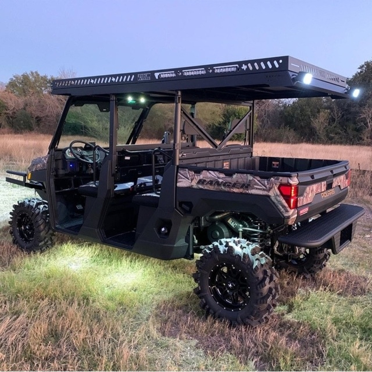 Polaris Ranger 1000 Ultra Extended Utv Top Overhangs Over Rear Bed By