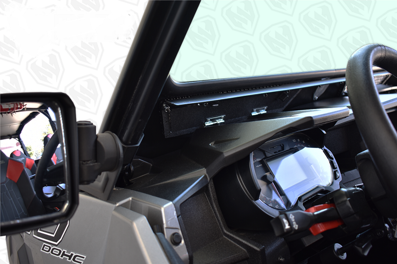 Polaris General Vented Full Glass Windshield By Moto Armor Ma Gen Ws