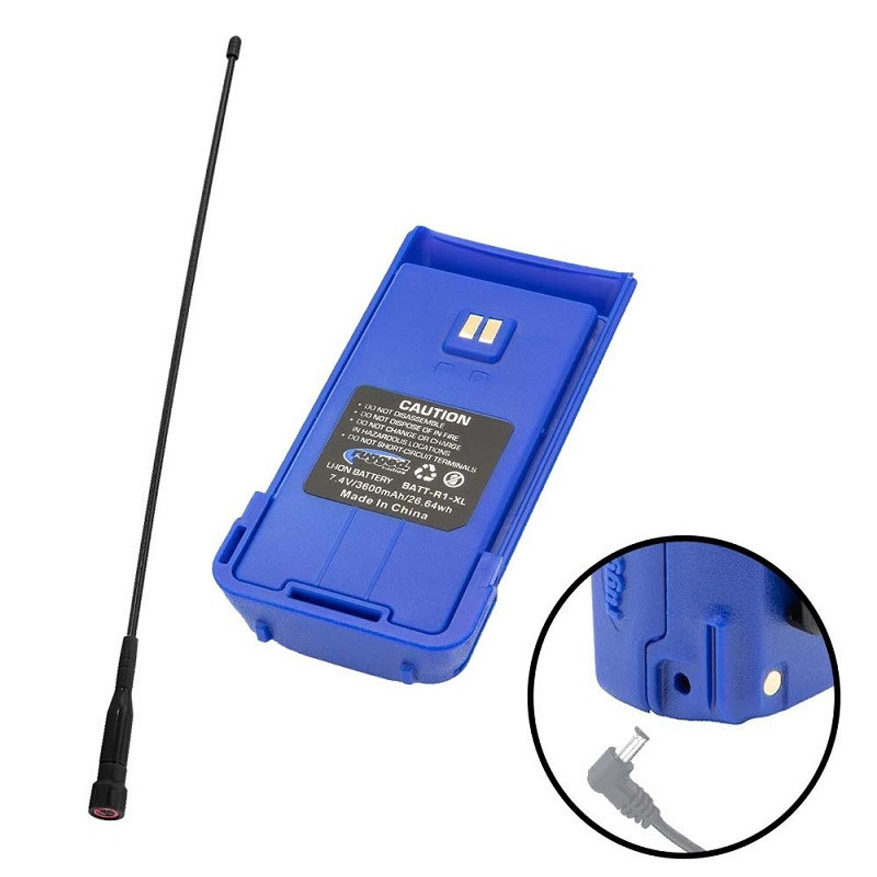Polaris Ranger Long Range Upgrade For R1 Handheld Radios Antenna And