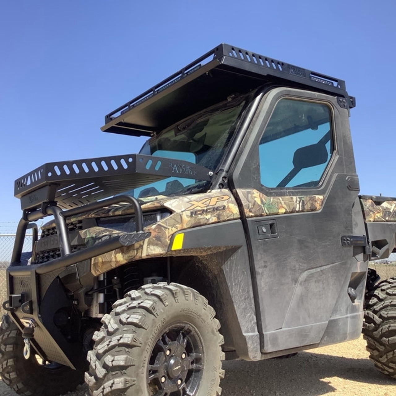 Polaris Ranger Single Northstarhvac Aluminum Top By Ranch Armor Pr15n1