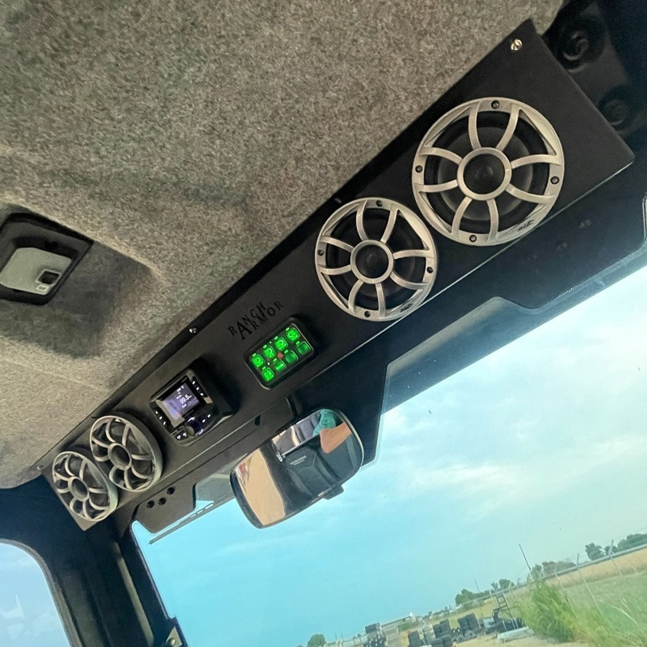 Polaris Ranger Overhead Audiospeaker System By Ranch Armor Prspk 1 Xx