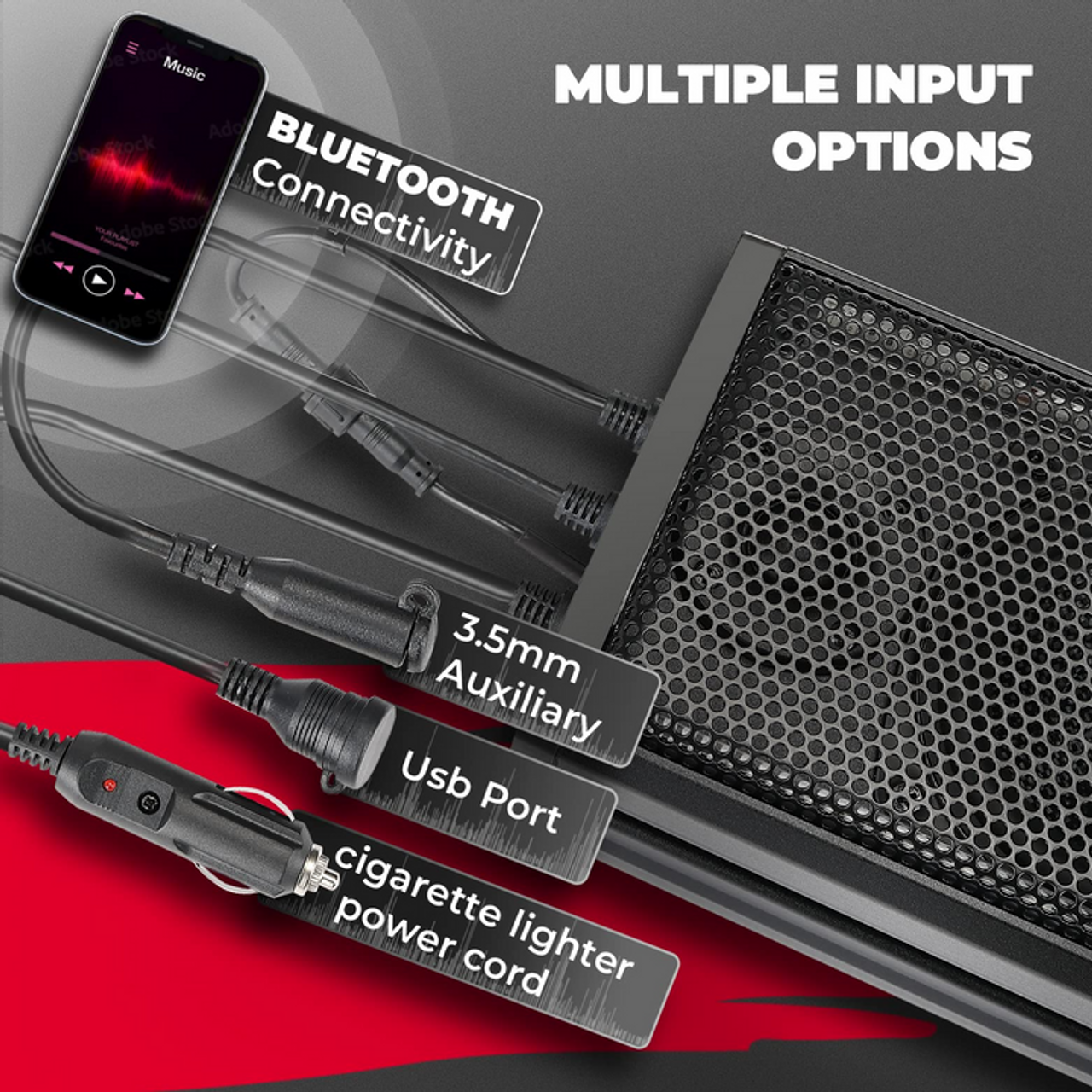 Polaris Ranger 16 Utv Sound Bar By Kemimoto B0117 01901bk Epr