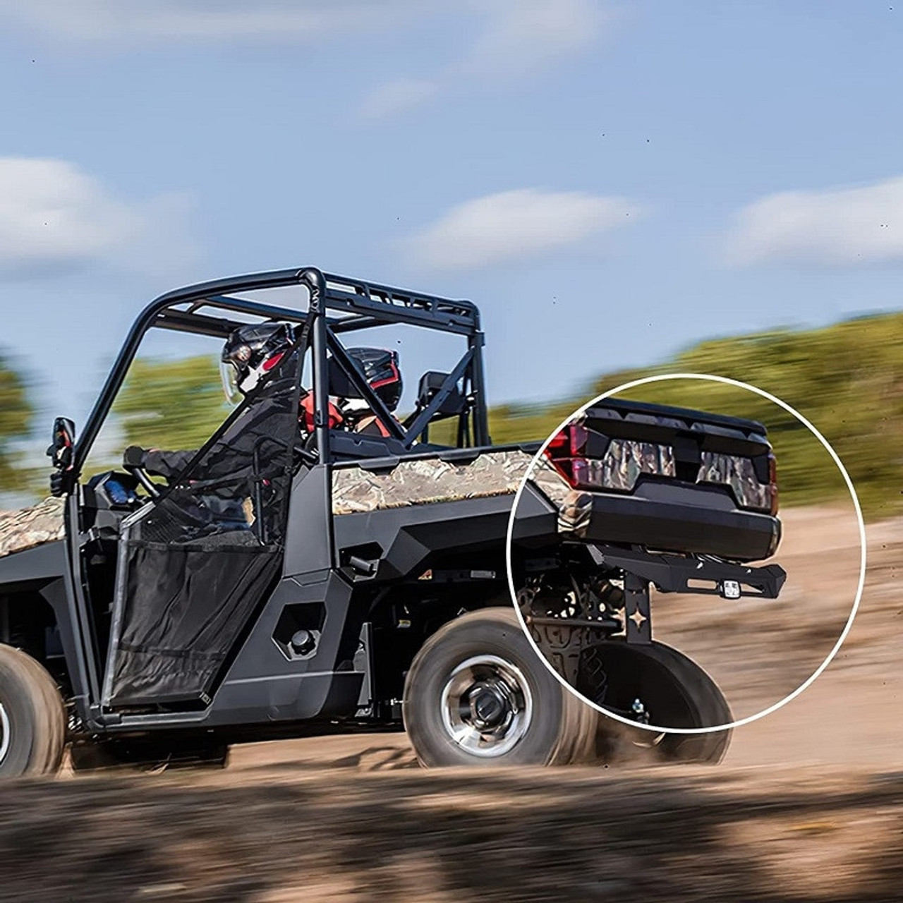 Polaris Ranger Xp 1000 Crew Xp 1000 Kinetic Rear Bumper With Light
