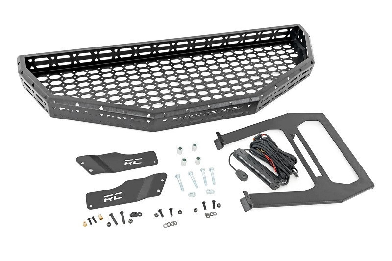 Polaris Ranger XP 900 / XP 1000 6" Black Slimline Front Cargo Rack by ...