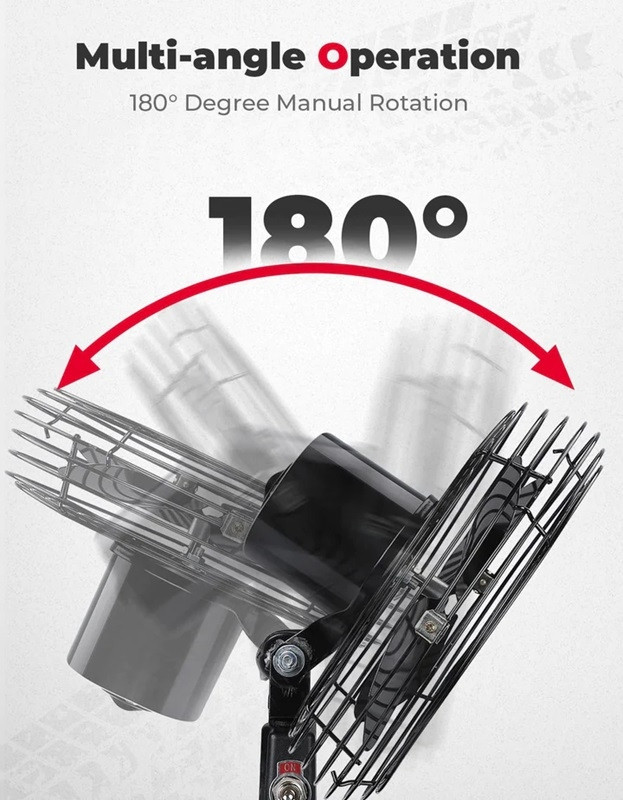 Keep Your Polaris Ranger Cool with Kemimoto's 12V 8'' Cooling Fan