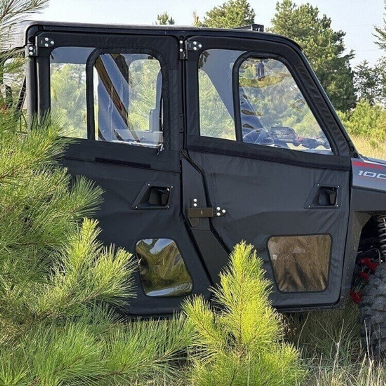 Polaris Ranger Crew XP 1000 Full Hinged Framed Doors by Seizmik - 52-06026