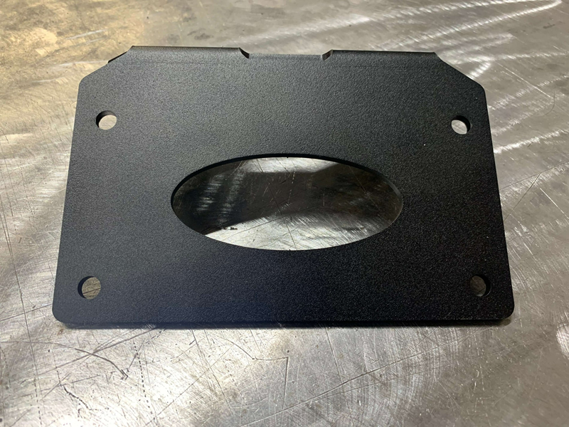 Polaris Ranger Winch Fairlead Mounting Plate by BM Fabrications ...