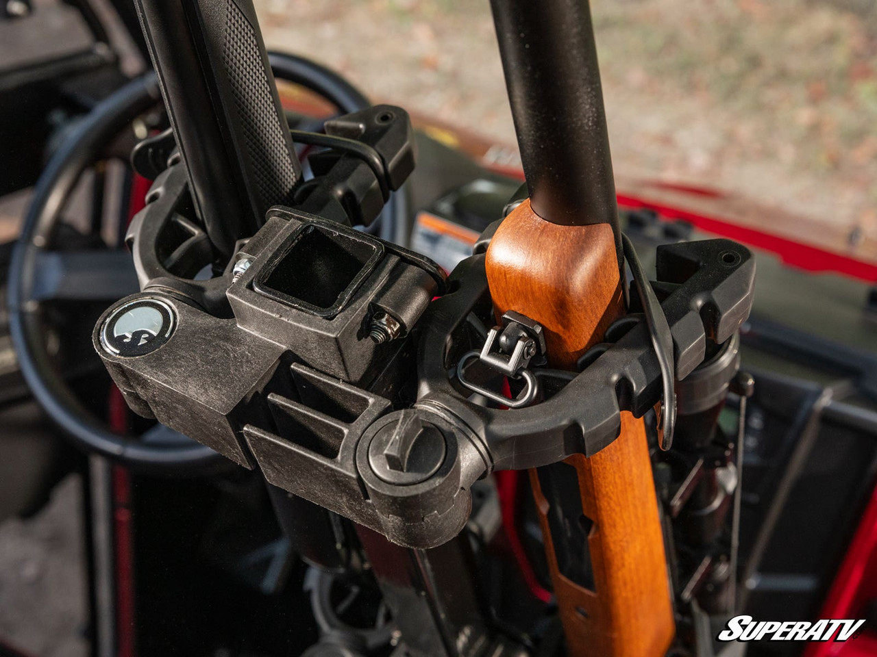 Polaris Ranger XP 570 Floor-Mounted Gun Holder by SuperATV FMGH-P ...