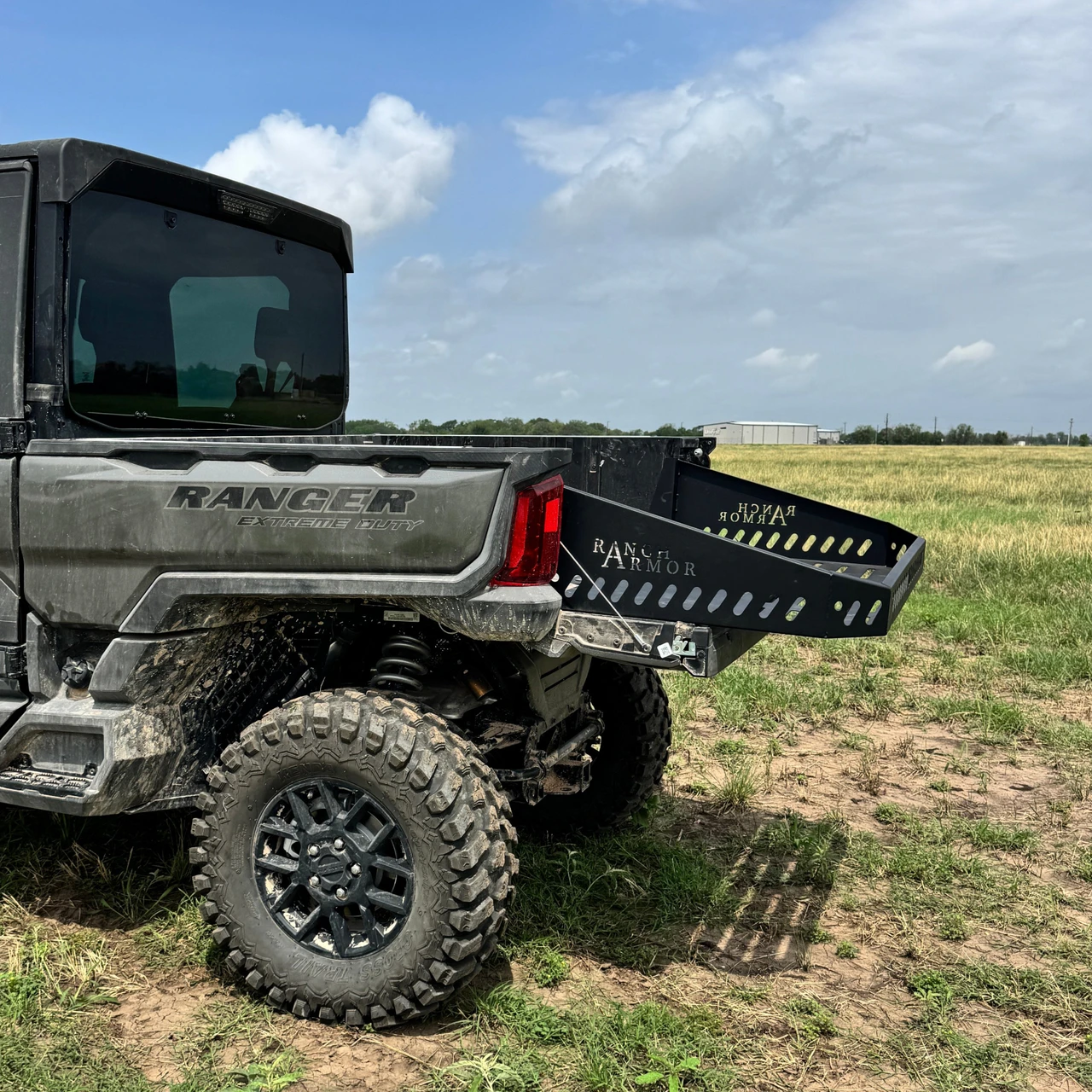 Polaris Ranger XD 1500 Rear Cargo Bed Extension by Ranch Armor - PS1500-EPR