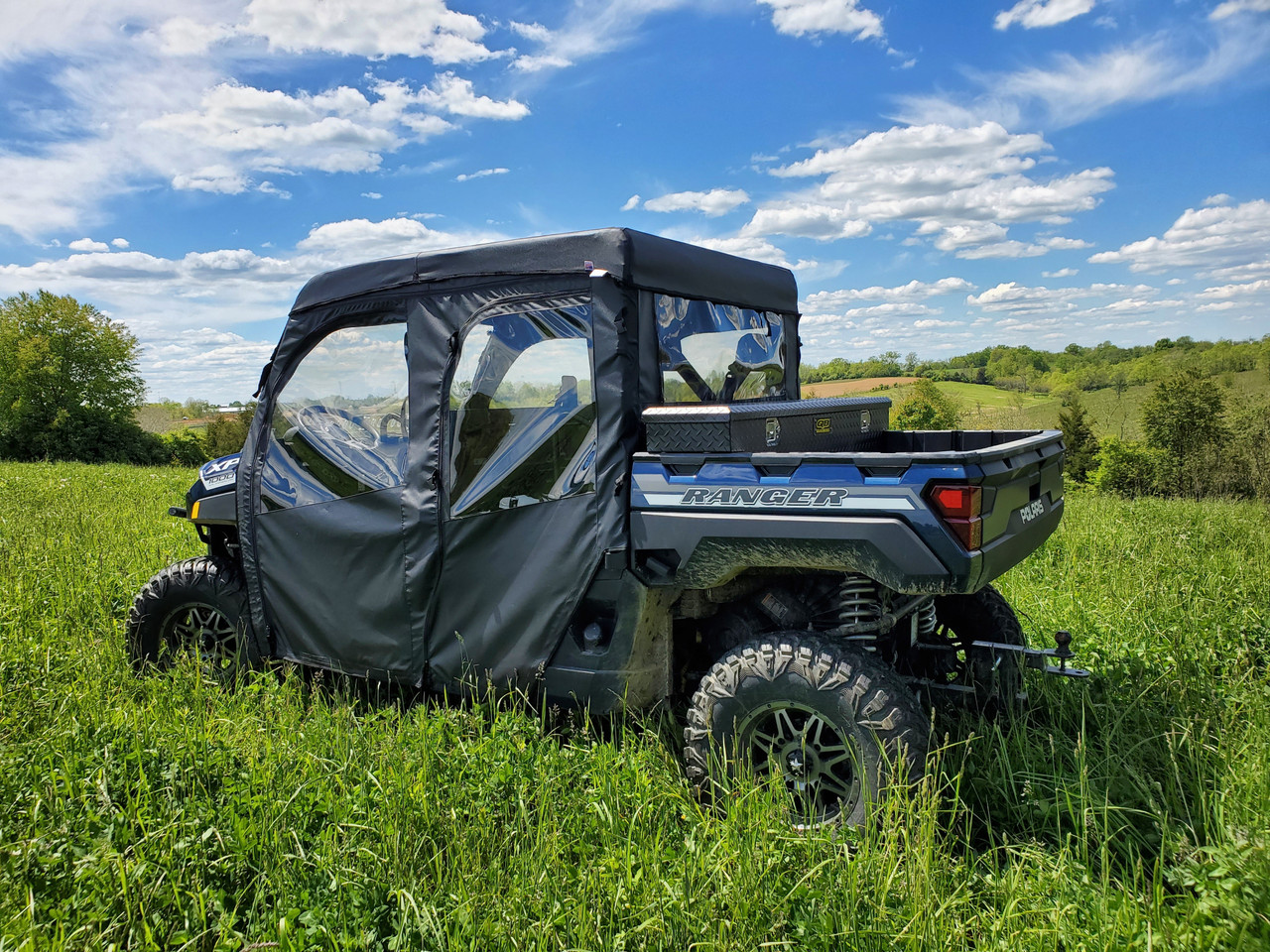Polaris Ranger Crew 1000 Soft Doors by 3 Star Industries - POLC10-DOF ...