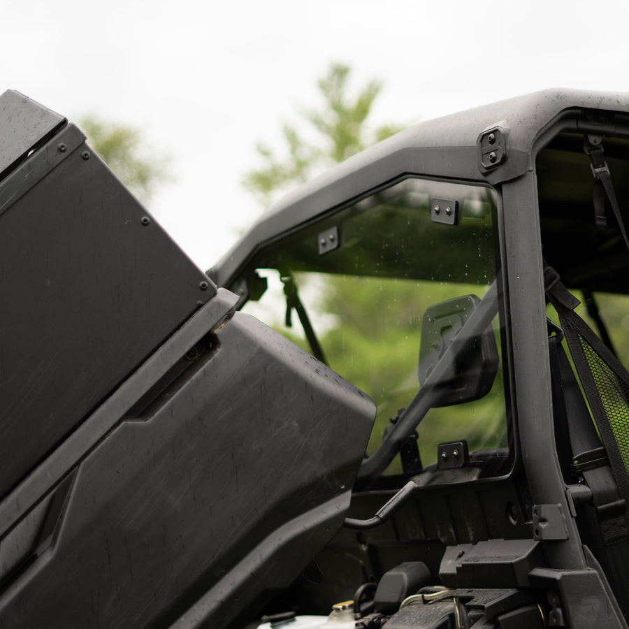 Polaris Ranger 1000 / XP 1000/ 900 Rear Glass Windshield by Black River ...