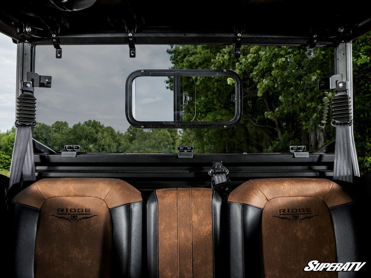 Polaris Ranger Sliding Window Kit for SuperATV Polycarbonate Rear ...