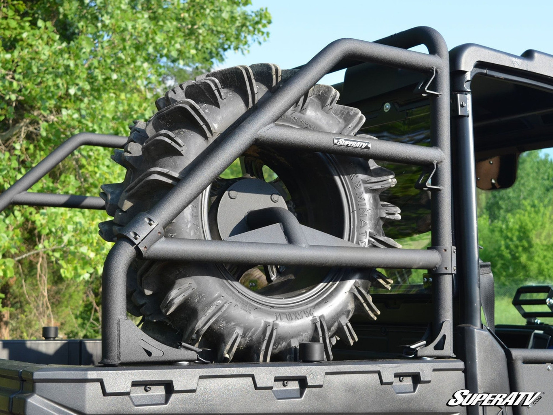 Polaris Ranger Spare Tire Carrier By Superatv Stc P Ran900 00