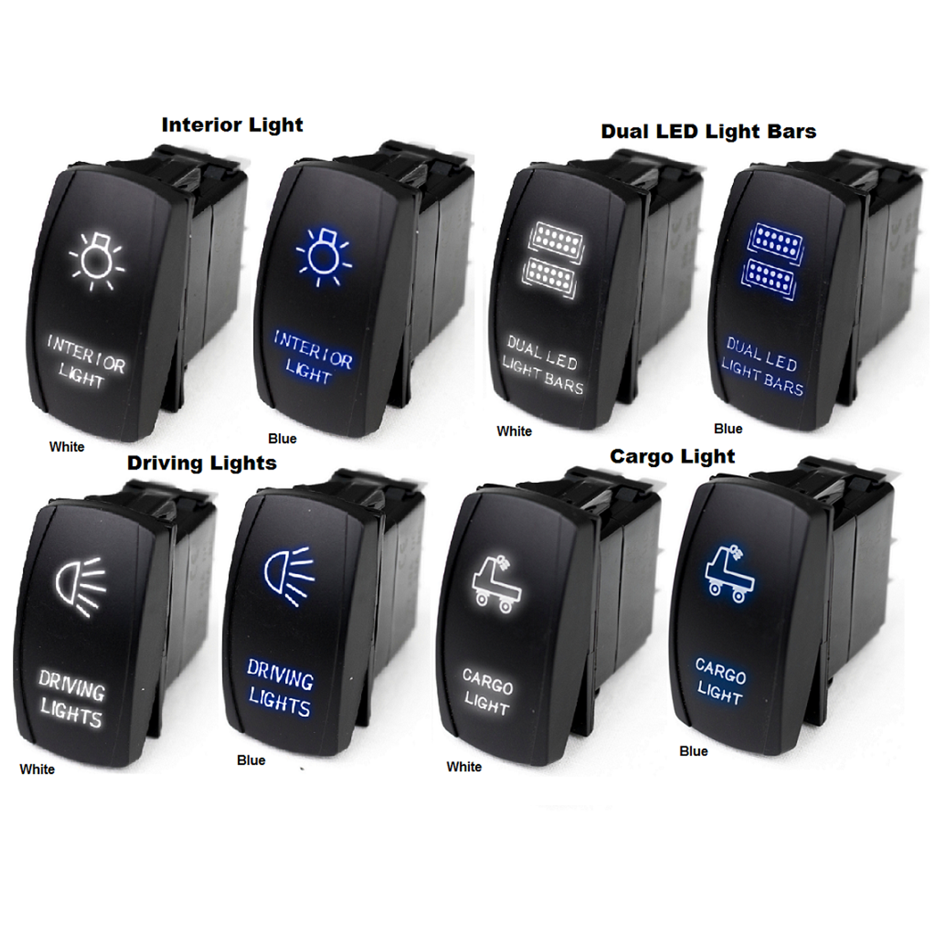 Polaris Ranger Led Rocker Switch By Race Sport Lighting