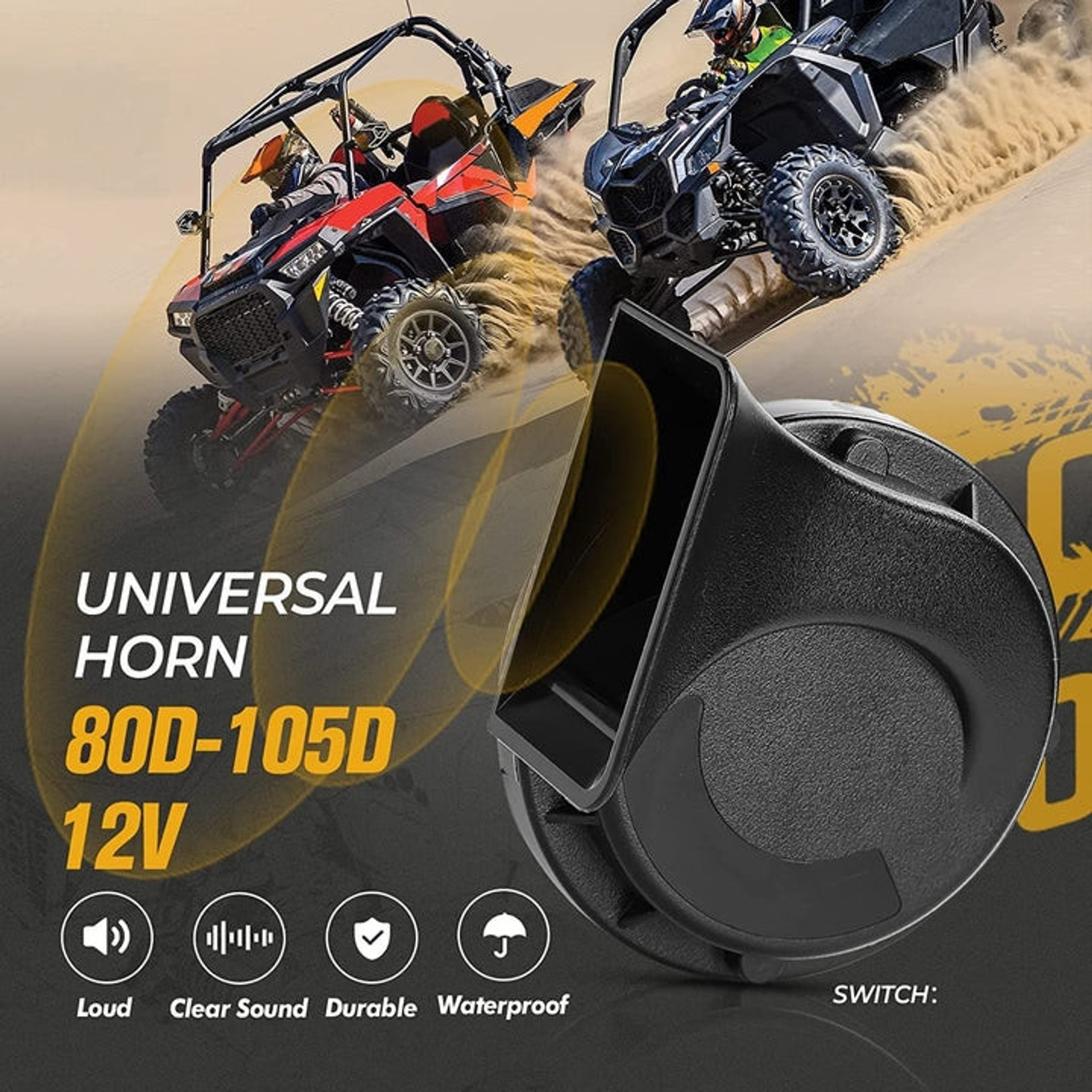 Polaris Ranger Turn Signal Kit With Column Turn Switch And 105d Horn By