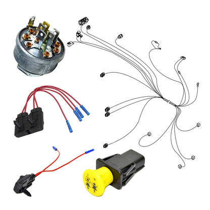 Wire Harness Kit For SCAG Turf Tiger II 52" Velocity Deck, 26hp Kohler ...