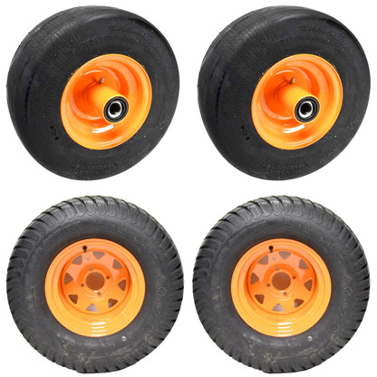 Complete Tire Kit For SCAG Turf Tiger II Model STTII72V-40BVEFI ...