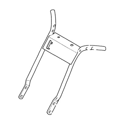 Scag 46856 SW Handle Assembly with Decals 20" - Scag Parts Online