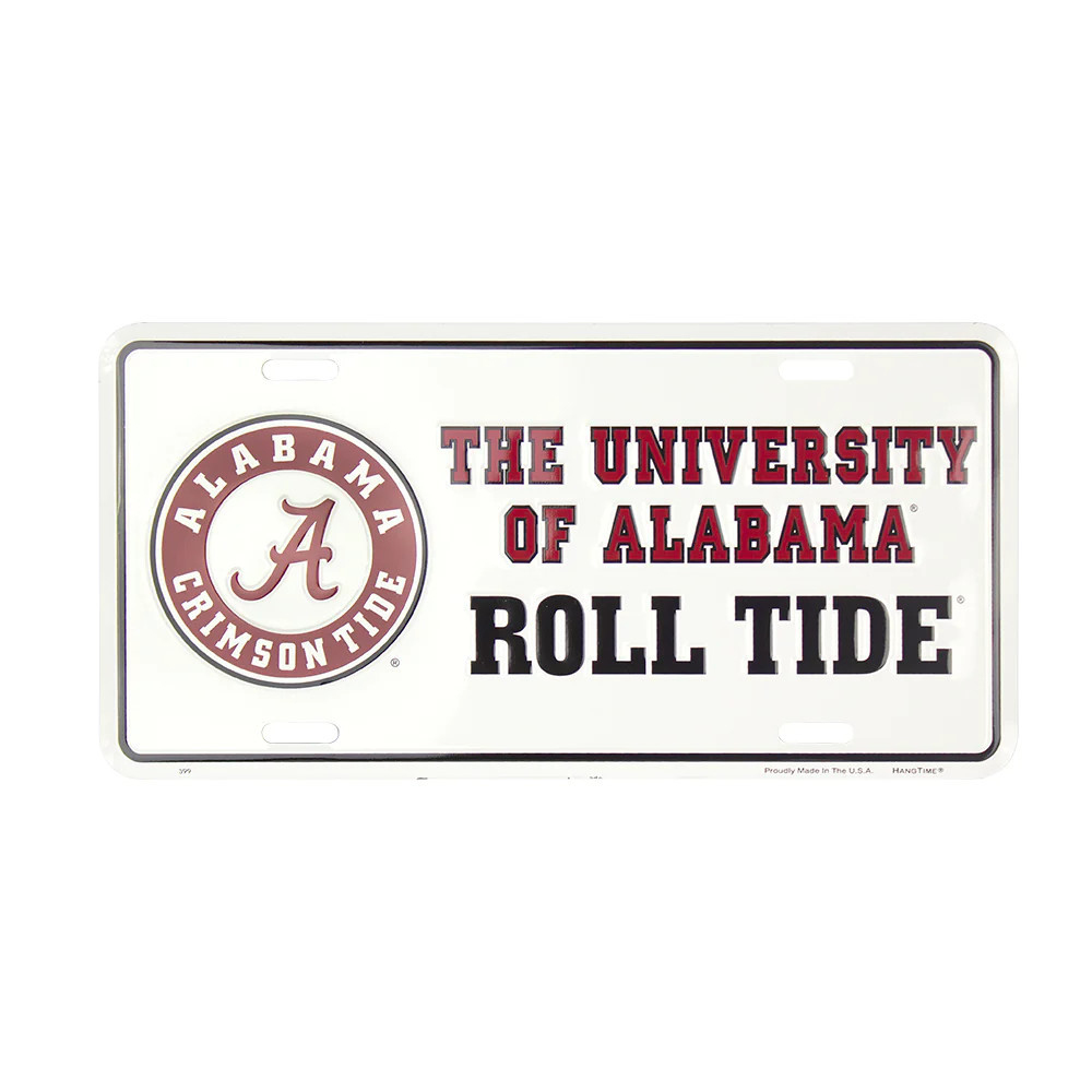Hangtime University of Alabama - Roll Tide License Plate