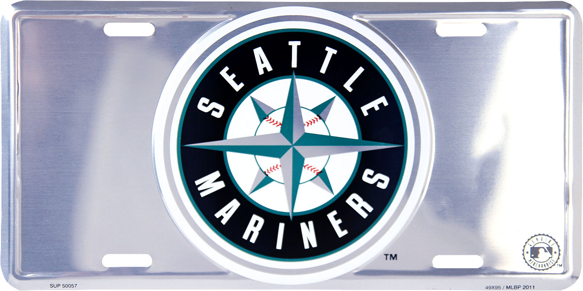 Hangtime MLB Seattle Mariners 6x12 Super Stock License Plate