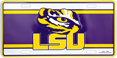 Hangtime University of Louisiana - LSU Tigers - Tiger 6x12 License Plate