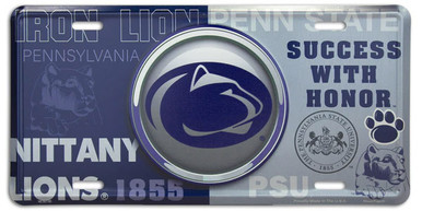 Hangtime Penn State - Nittany Lions - Bullseye Style License Plate