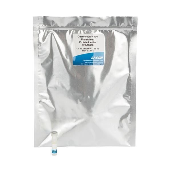 Chameleon Duo Pre-stained Protein Ladder for Western Blots. - Shop ...