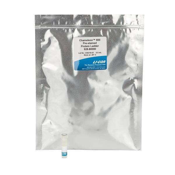 Chameleon Duo Pre-stained Protein Ladder for Western Blots. - Shop ...