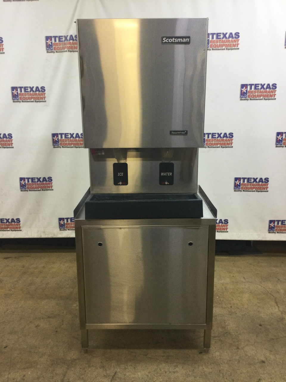 Scotsman TouchFree Nugget Ice Maker Water Dispenser W / Stand