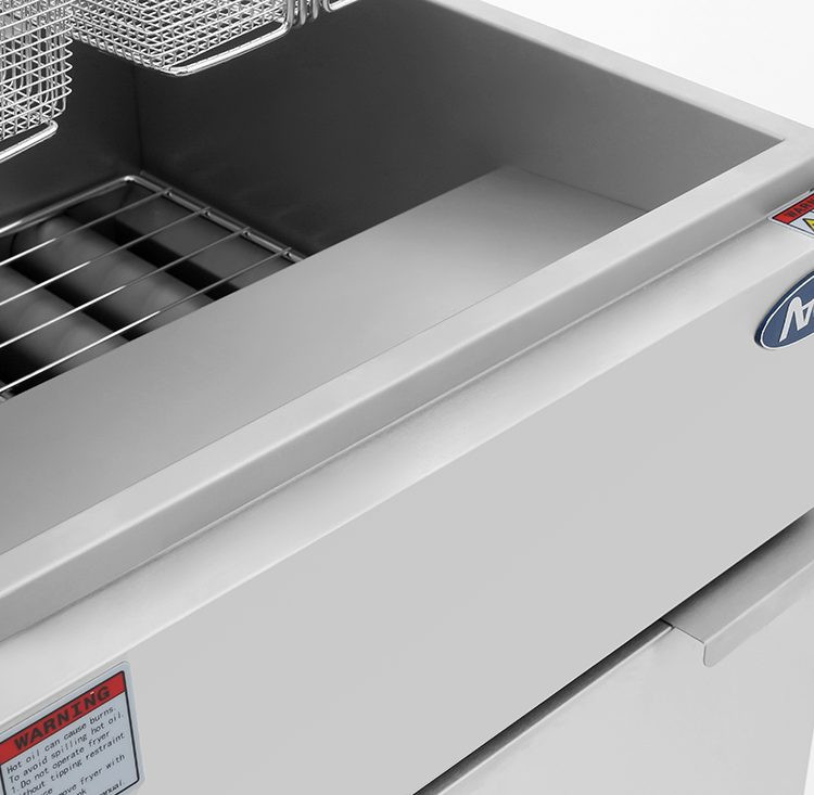 Atosa ATFS-40 HD 40 Lb Stainless Steel Deep Fryer