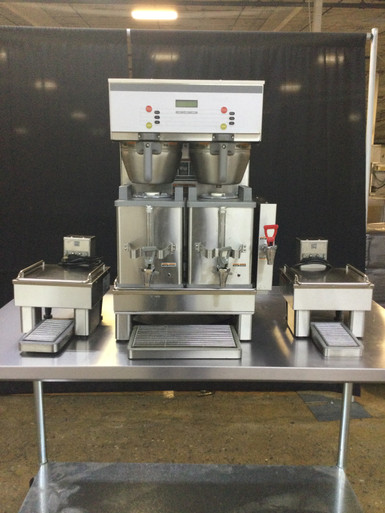 Nice! Bunn Dual Coffee Brewer W/ Soft Heat Serving Stand MF 2022