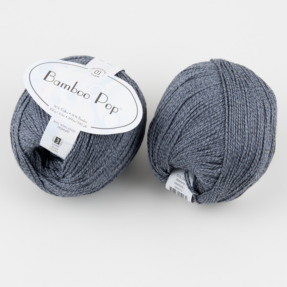 Universal Yarn, Bamboo Pop // Graphite (120)