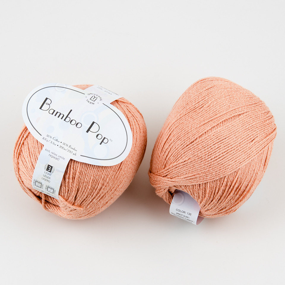 Universal Yarn, Bamboo Pop // Apricot Slush (135)