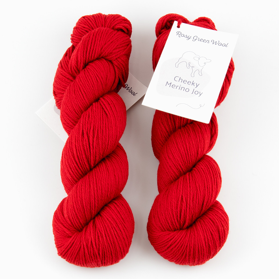 Rosy Green Wool, Cheeky Merino Joy // Chilli (159) at The Loopy Ewe