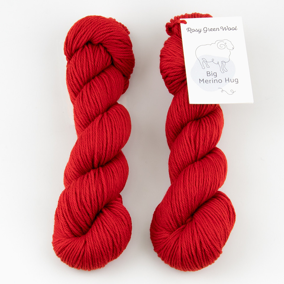 Rosy Green Wool, Big Merino Hug // Chilli (159) at The Loopy Ewe
