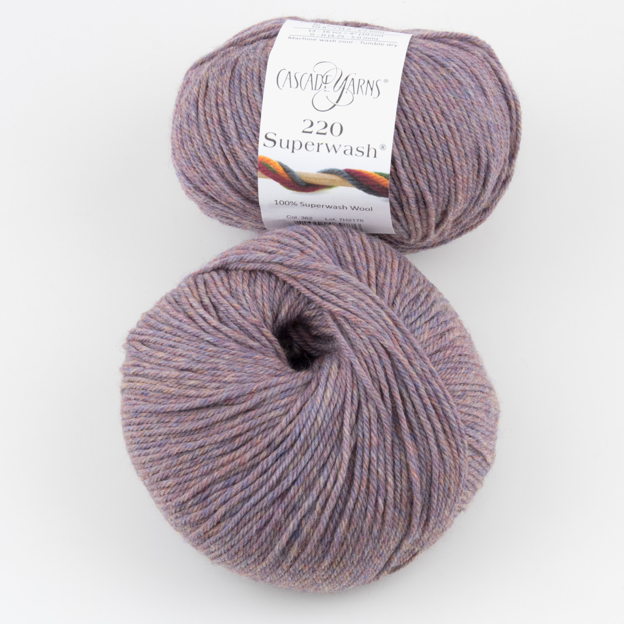 Cascade, 220 Superwash // 362 Iridescense at The Loopy Ewe