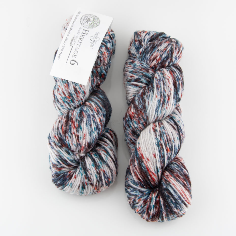 Cascade, Heritage 6 Hand Paints // 608 Abracadabra at The Loopy Ewe