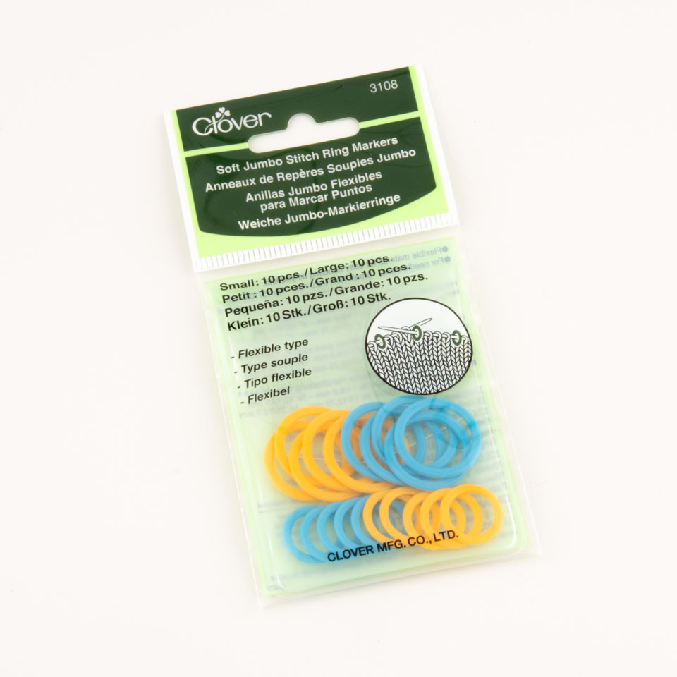 Jumbo Soft Stitch Markers (3107) at The Loopy Ewe