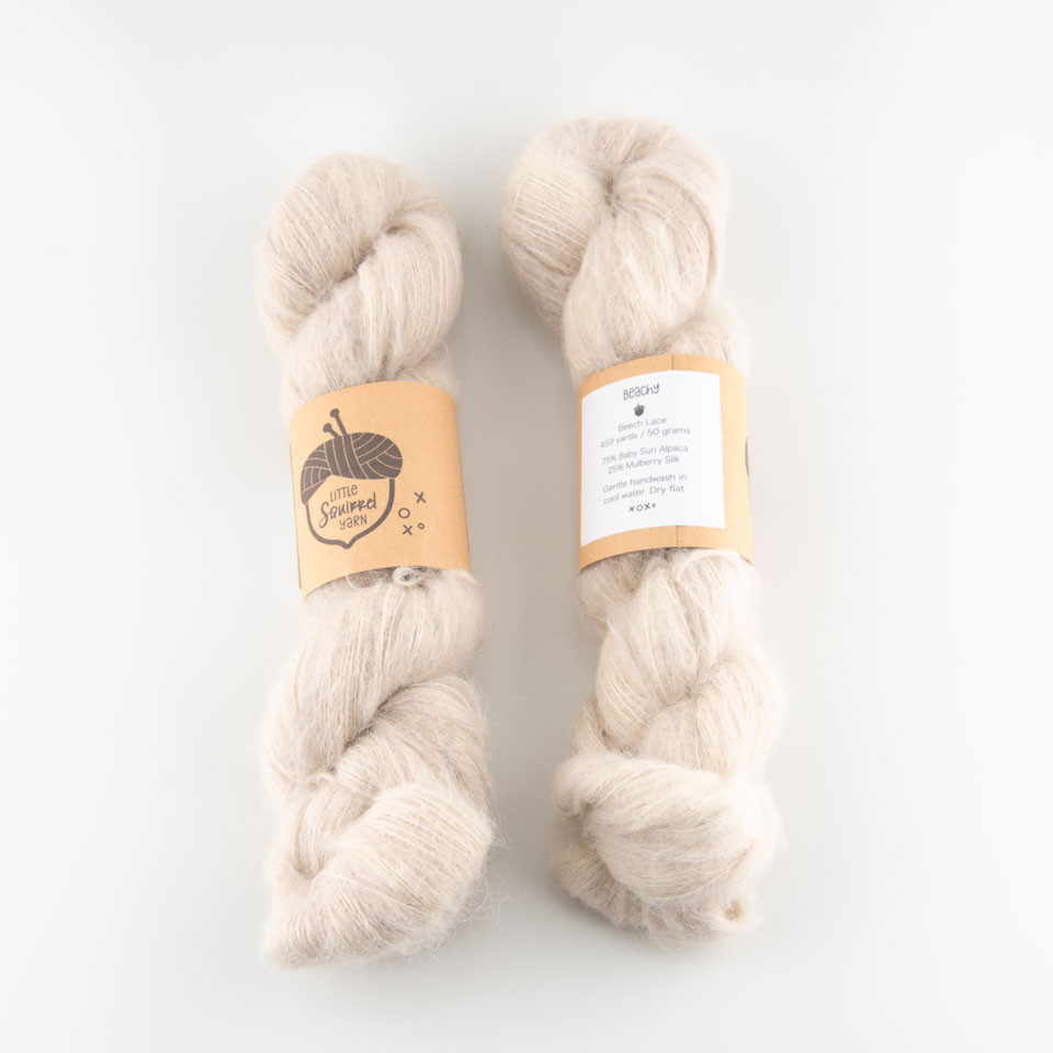 Little Squirrel Yarn, Beech Lace // Beachy