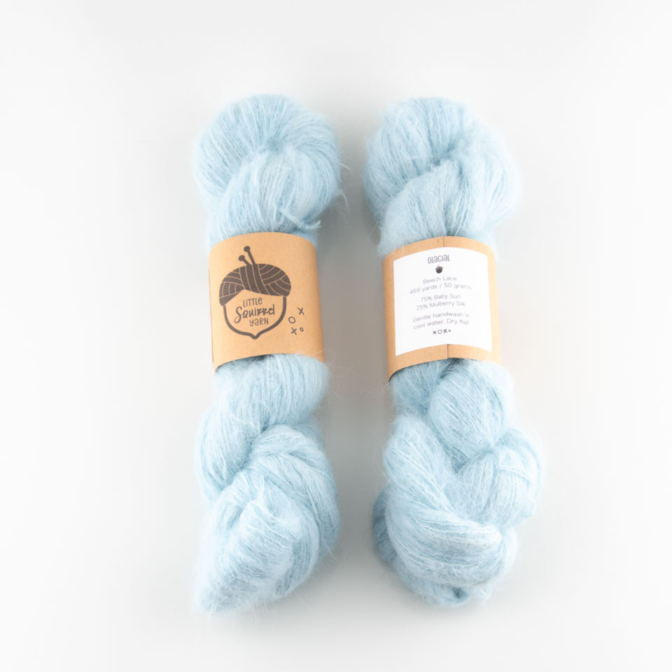 Little Squirrel Yarn, Beech Lace // Glacial