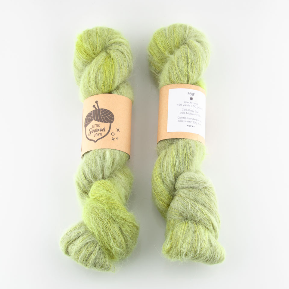 Little Squirrel Yarn, Beech Lace // Pear