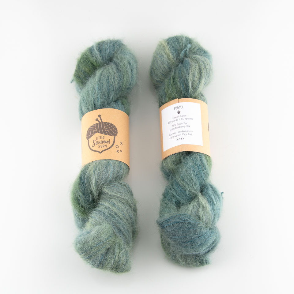 Little Squirrel Yarn, Beech Lace // Petrol