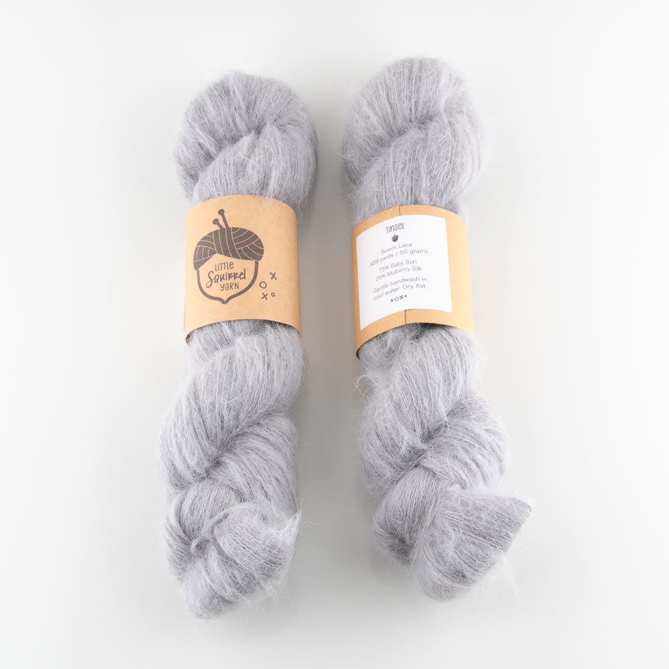 Little Squirrel Yarn, Beech Lace // Tinsel