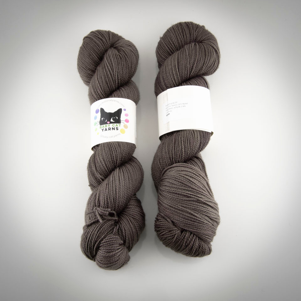 Baby Cat Yarns, Fingering // Shale
