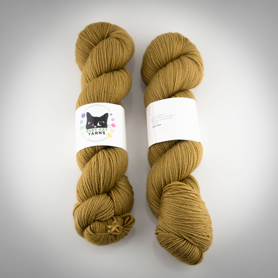 Baby Cat Yarns, Fingering // Tigers Eye