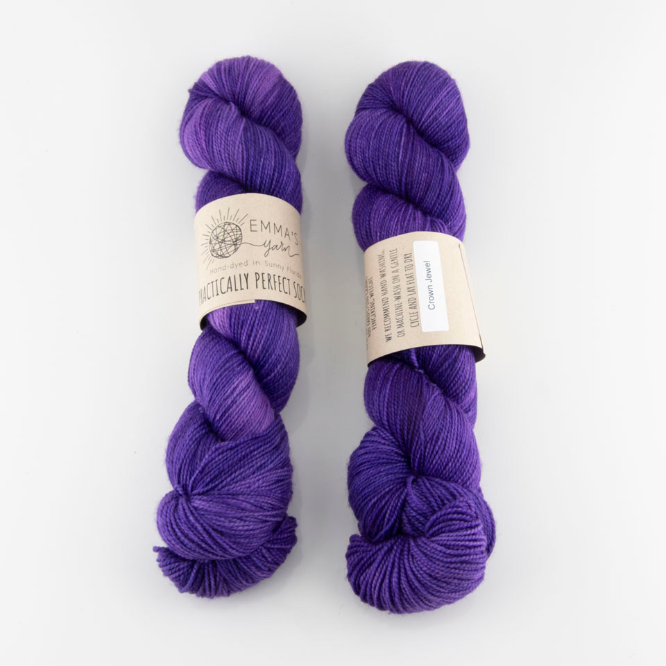 Emma's Yarn, Practically Perfect Sock // Crown Jewel